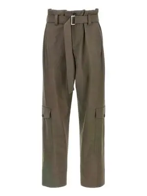 Brunello Cucinelli Belted Cargo Trousers - Grey