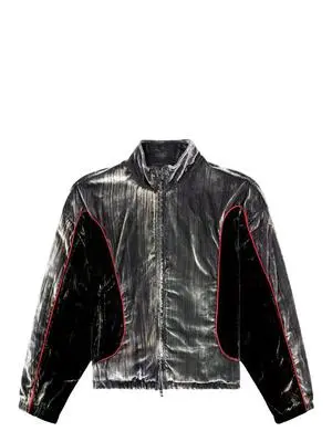 DIESEL® G-riffin Zip-up Puffer Jacket - Silver