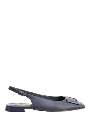 HOGL Jacky Slingback Ballet Flats - Blue