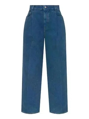 Marni Logo-patch Jeans - Blue