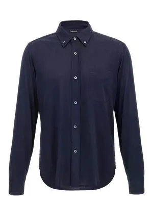 TOM FORD Button-up Shirt - Blue