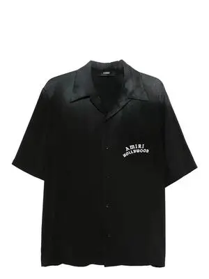 Amiri Hollywood Bowling Shirt - Black