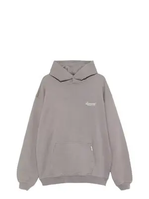 REPRESENT Hooded Cotton Pullover - Grey