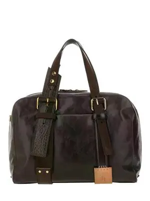 Moschino Distressed-effect Tote Bag - Brown