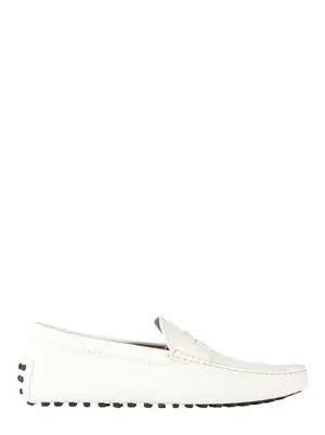 TOD'S Leather Loafers White