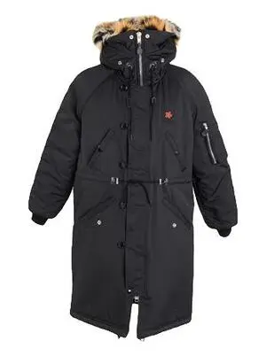 Kenzo Polyester-Blend Parka Black