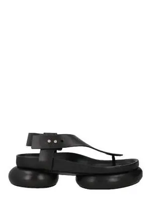 JIL SANDER Thong Sandal - Black