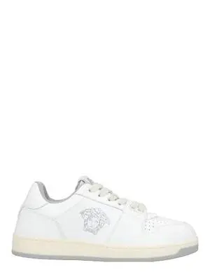 Versace Leather Low-top Sneakers - White