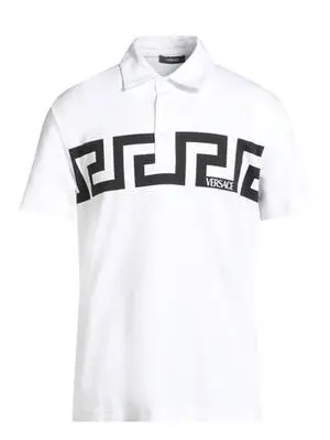 Versace Polo Shirt Size Cotton - White