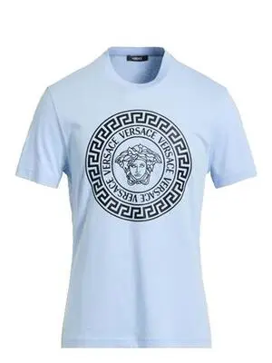 Versace T-shirt Sky Size Cotton - Blue