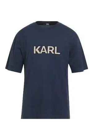 Karl Lagerfeld T-shirt Size Organic Cotton - Navy