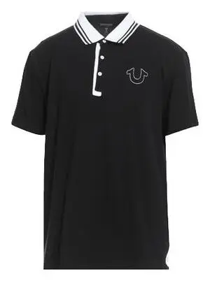 True Religion Polo Shirt Size Cotton - Black