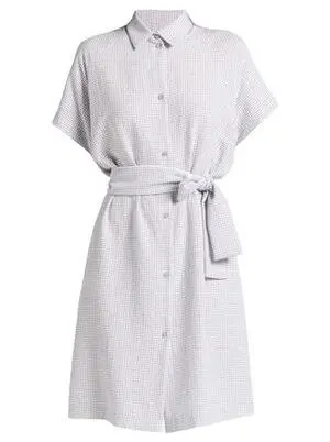 Armani Exchange Mini Shirt Dress - Grey