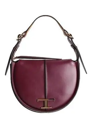TOD'S Leather Hobo Bag - Purple