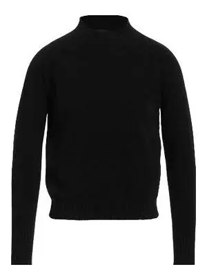 FILIPPO DE LAURENTIIS Turtleneck Knit Top Black