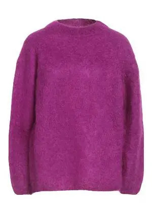 OTTOD'AME Knitted Mohair-blend Sweater - Purple