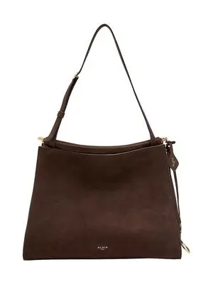 ALAÏA Nubuck Shoulder Bag