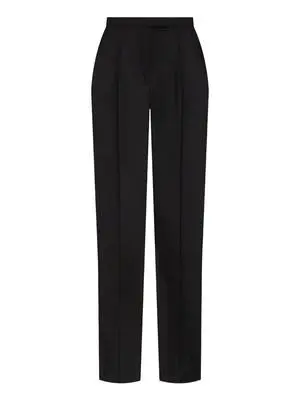 Alexander McQueen High-waisted Tailored Trousers - Black