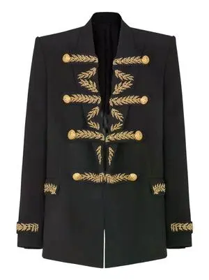 Balmain Embroidered Jacket - Black