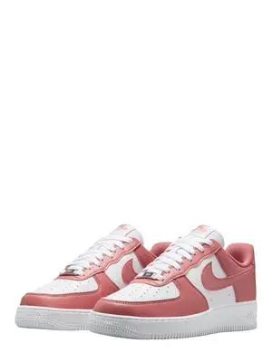 Nike Air Force 1 '07 SE Basketball Sneakers White/pink/metallic Silver