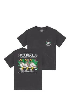 PARKS PROJECT Prospect Park Alliance Nature Club Pocket Tee - Graphite