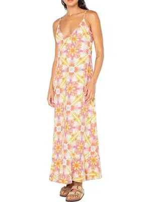 Roxy Lost Paradise Printed Sundress - Aragon