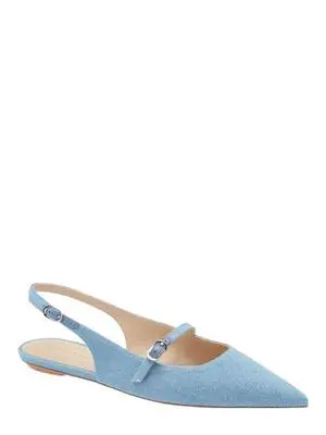 STUART WEITZMAN Emilia Mary Jane Slingback Flats - Washed