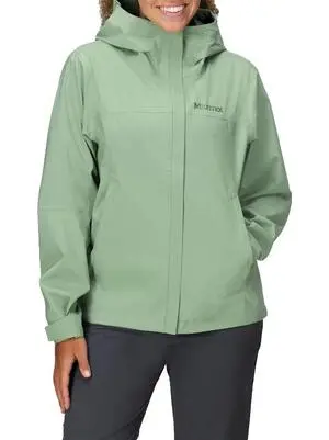MARMOT Precip® Eco Pro Waterproof Hooded Jacket - Agate Green