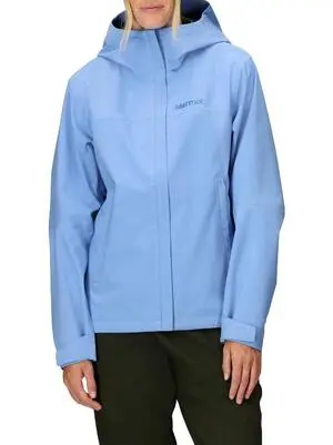 MARMOT PreCip® Eco Pro Waterproof Hooded Jacket Blue Bonnet