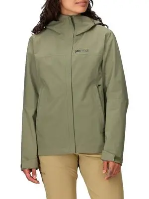 MARMOT Precip® Eco Pro Waterproof Hooded Jacket - Olive Grove