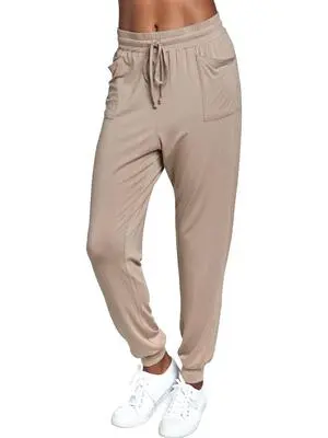 EVERLY GREY Carmen Maternity/nursing Jogger Pant - Latte