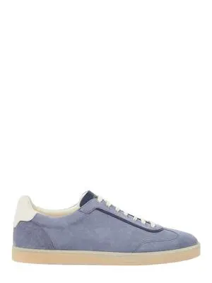 Brunello Cucinelli Suede Sneakers - Blue