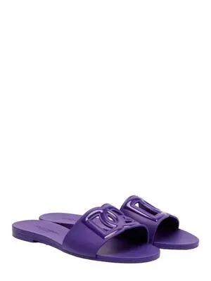 Dolce & Gabbana Rubber Slides - Purple