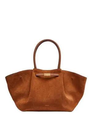 DEMELLIER New York Suede Tote - Brown