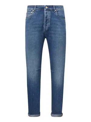 Brunello Cucinelli Mid-rise Slim Jeans - Blue
