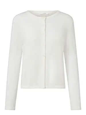 THE ROW Gretas Cotton Cardigan - White