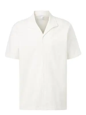 Sunspel Cotton Jersey Shirt - White