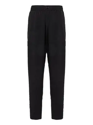 Giorgio Armani Jacquard Straight Pants - Blue