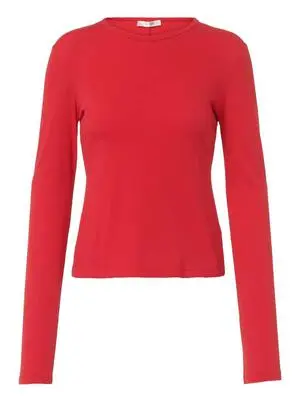 THE ROW Seruni Cotton Jersey T-Shirt Red
