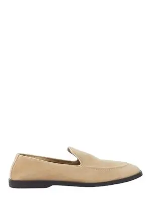 George Cleverley Cornwall Suede Loafers Beige