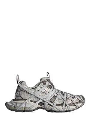Balenciaga 3XL Extreme Lace Up Sneakers Brown