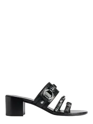 Balenciaga City 80mm Sandal - Black