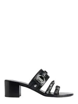 Balenciaga City 80mm Sandal - Black