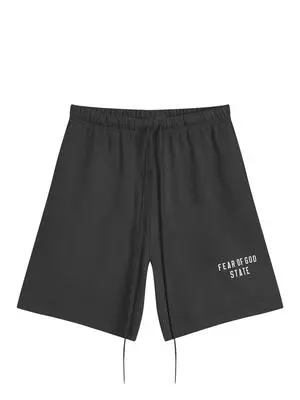 Fear Of God Heavy Jersey Soccer Short - Black