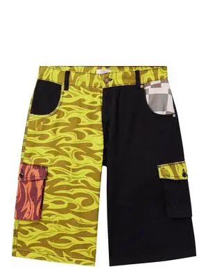 ERL Printed Cargo Shorts - Multicolor