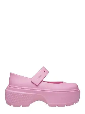 CROCS Stomp Mary Jane Clogs - Pink
