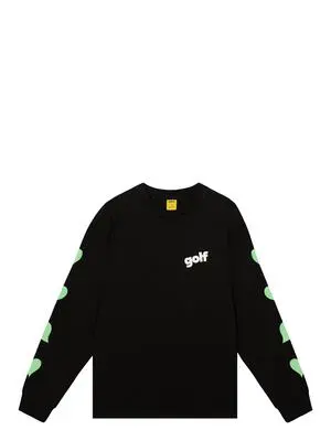 GOLF WANG Crush Long-sleeve Tee - Black
