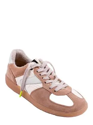 SHU SHOP Sylvia Lace-Up Sneakers Beige Suede