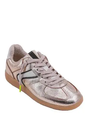 SHU SHOP Sylvia Lace-Up Sneakers Gold