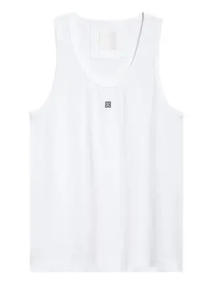 Givenchy Slim Fit Sleeveless T-shirt - White